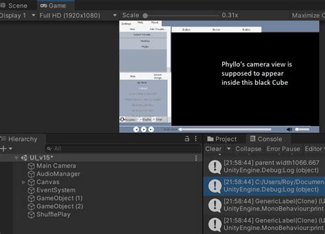 Image result for Camera Texture Unity