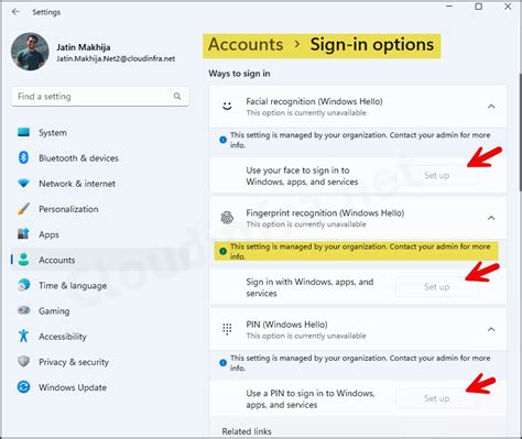 Image result for How to Disable Windows Hello