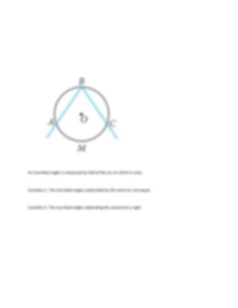 Image result for Inscribed Angle Theorem Proof