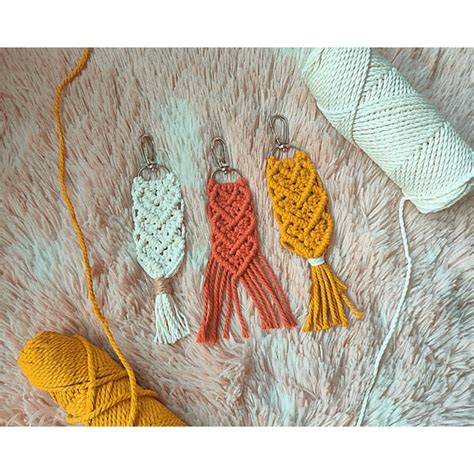 Image result for Heart Macrame Keychain Tutorial