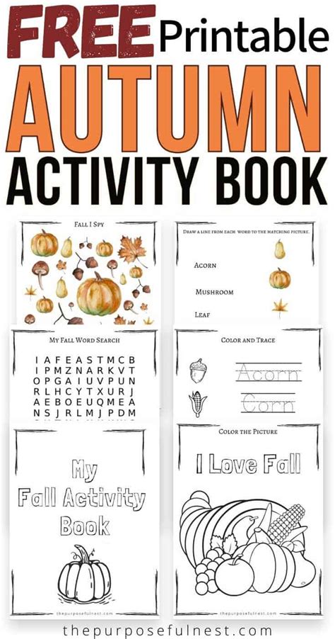 Image result for Free Fall Activity Book Printable