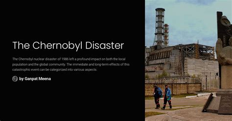 Image result for Chernobyl Disaster Article