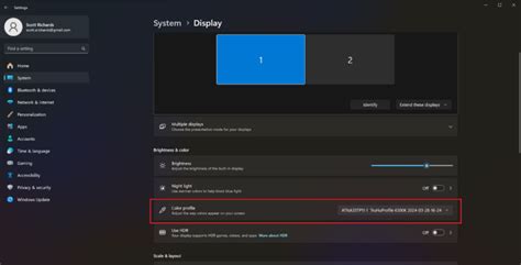 Image result for Windows 10 Color Managment System