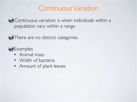 Image result for Continuous Variation vs Discontinuous