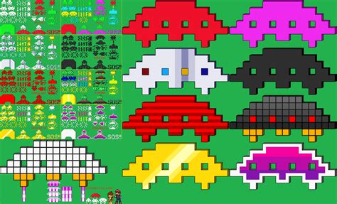 Image result for Space Invaders Game Sprites