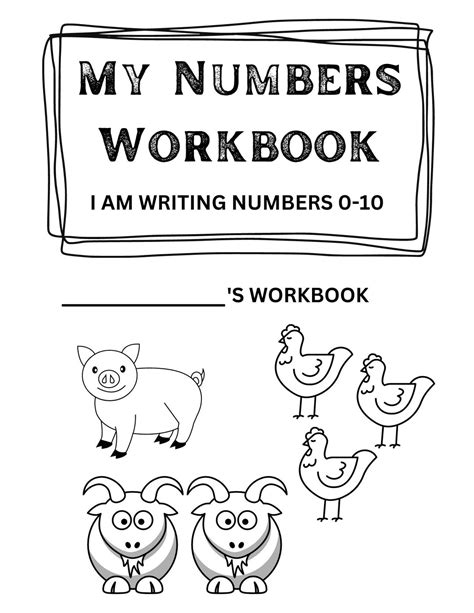 Image result for Learning to Write Numbers Workbook