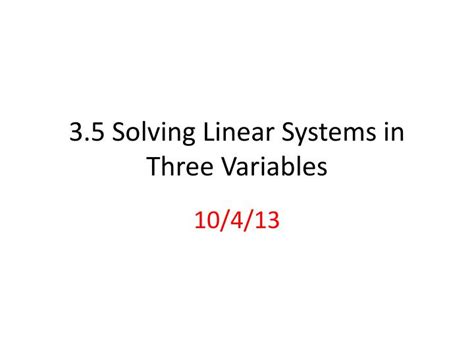 Image result for Linear Programming System of Equation 3 Variables