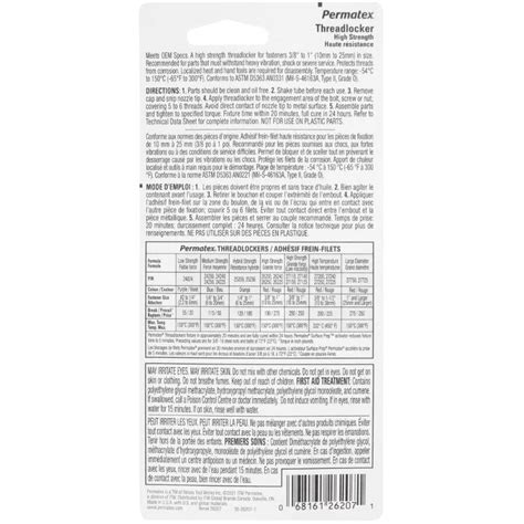 Image result for High Temp Threadlocker