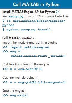Image result for Chamando Função Em MATLAB Pelo Python