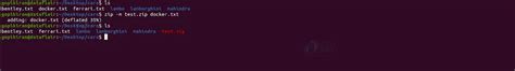 Image result for How to Remove Zip a Folder Using Zip Command On Linux Terminal