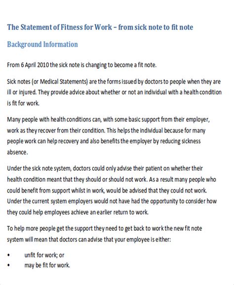 Image result for Return to Work Note with Restrictions