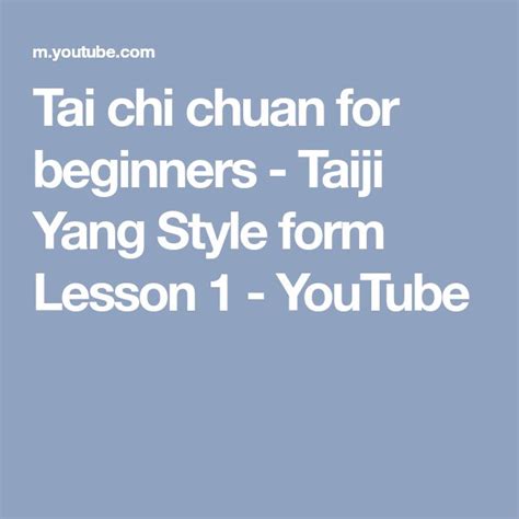 Image result for Yang Style Short Form Lesson 1 8