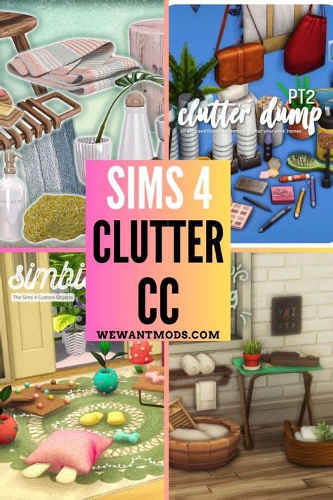Image result for Sims 4 Realistic Clutter