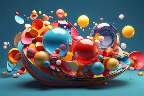 Image result for Colorful 3D Objects