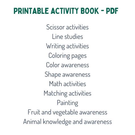Image result for Printable Activity Book