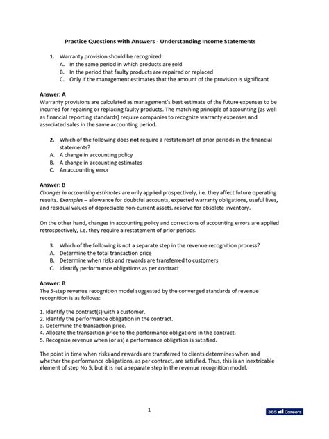 Image result for Income Statements Question Examples