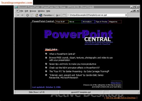 Image result for PowerPoint Tools Menu
