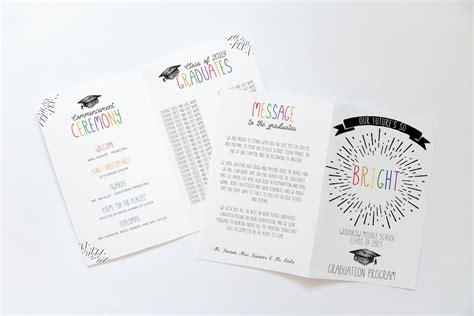 Image result for Middle School Graduation Program Sample