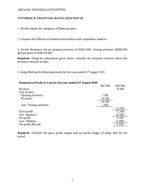 Image result for Financial Ratio Analysis Tutorial