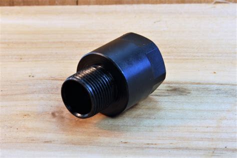 Barrel EXTENSION, Threaded Barrel Adapter 1/2-28 to 1/2-28 TPI