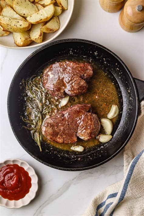 Cast Iron Skillet Filet Mignon | Baked Bree