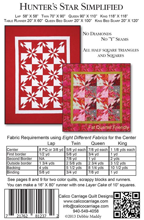 Image result for Hunter's Star Quilt Pattern Tutorial