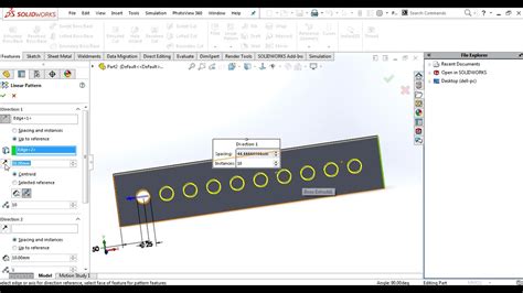 Image result for Linear Array SolidWorks