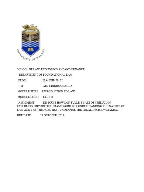 Image result for Law Assignment Sample PDF