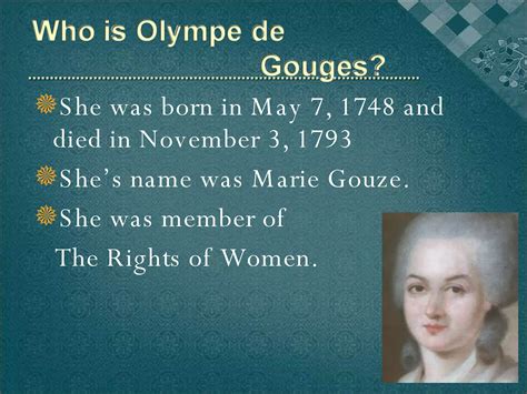 Image result for Olympe De Gouges Problematique