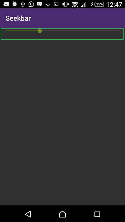 Image result for Android Studio Tutorial Kotlin Discrete Seek Bar Tutorial