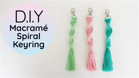Image result for Macrame Key Ring Tutorial