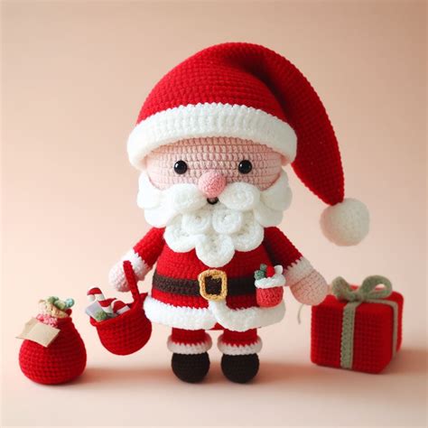Image result for Crochet Santa Pin Pattern-Free