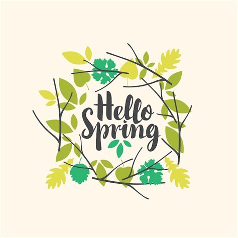 Image result for Hello Spring Poster Design