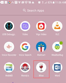 Image result for Wine Android