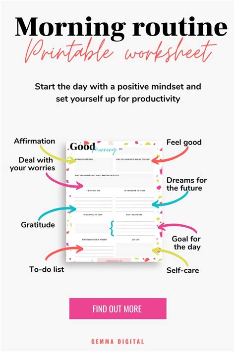 Image result for Morning Routine Print Off