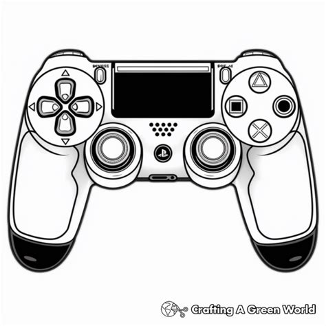 Image result for PS4 Controller Coloring Pages