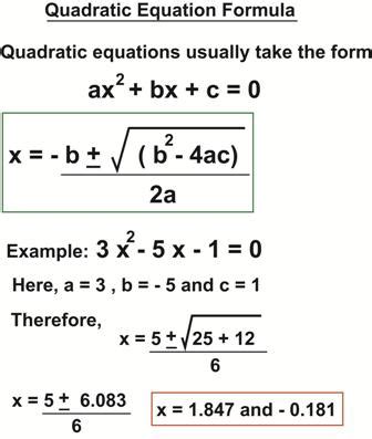 Image result for General Quadratic Trinomial Examples
