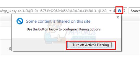 Image result for Turn Off ActiveX Filtering in Edge