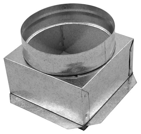 Image result for Square to Round Duct Connection