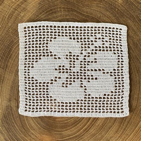 Image result for Filet Crochet Flower Pattern