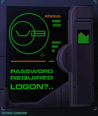 Image result for System Shock 2 Computer Terminal