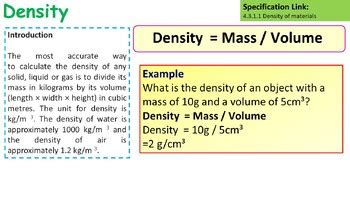 Image result for Calculating Density