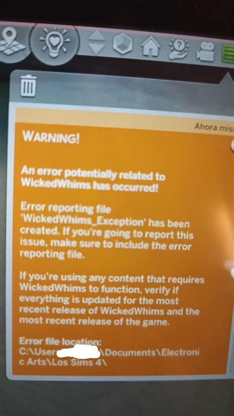 Image result for Sims Error Msg