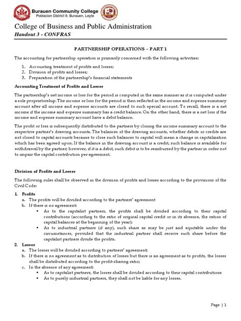 Image result for Partnership Income Statement Example