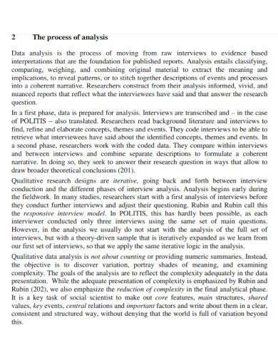 Image result for Example of Interview Analysis Paper