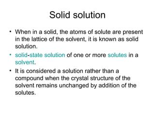 Image result for What Is Solid Solution Examples