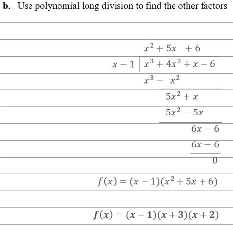 Image result for Factoring Polynomials Using Long Division
