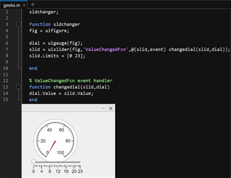 Image result for MATLAB Slider Example