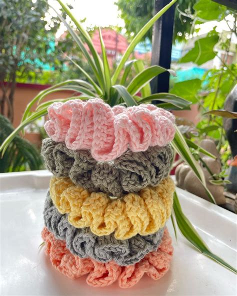 Image result for Crochet Pattern for Scrunchie