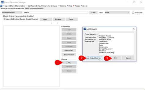 Image result for Basic Class On Shared Parameters Creation in Revit